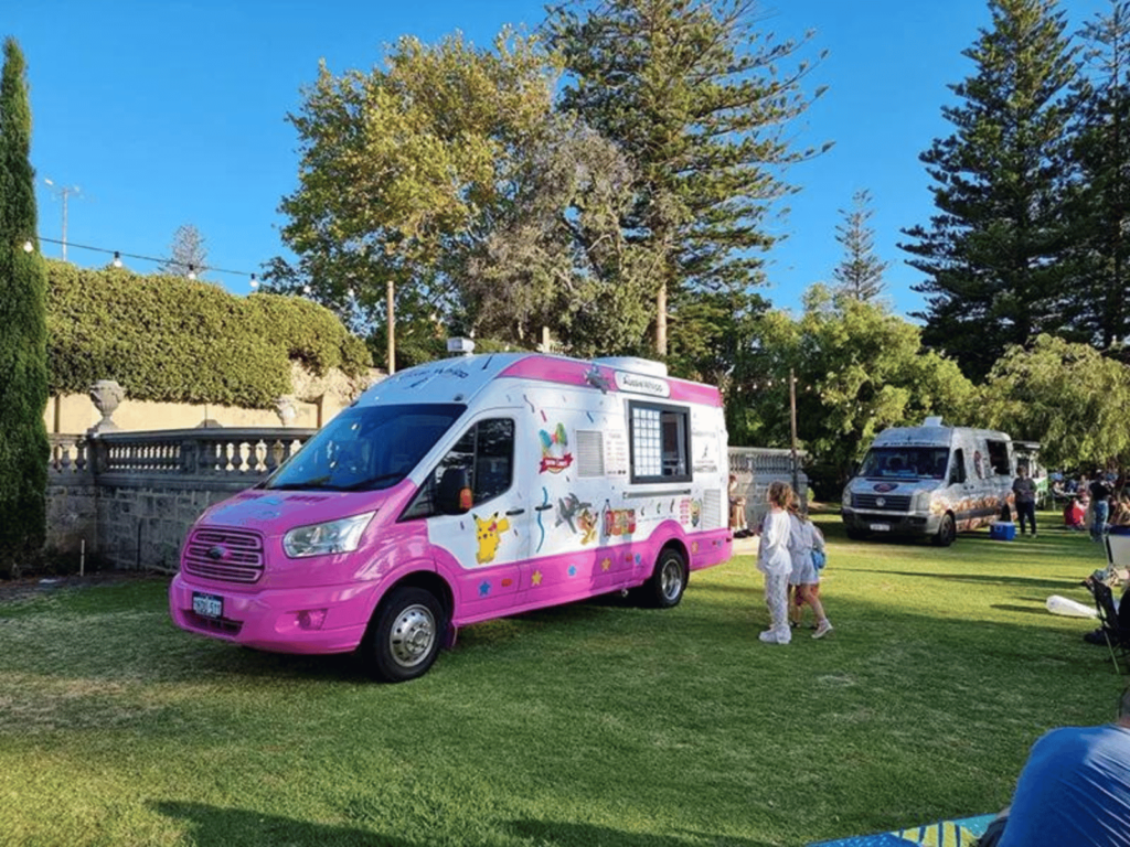 How can I book an ice cream van for my event in Perth | Mr. Aussie Whipp